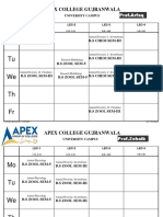 Davv Exam Time Table | PDF