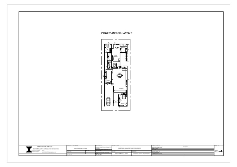SHEET 4 - POWER LAYOUT-Model | PDF | Home | Buildings And Structures