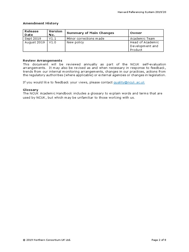 Harvard Referencing Guide | PDF | Citation | Books