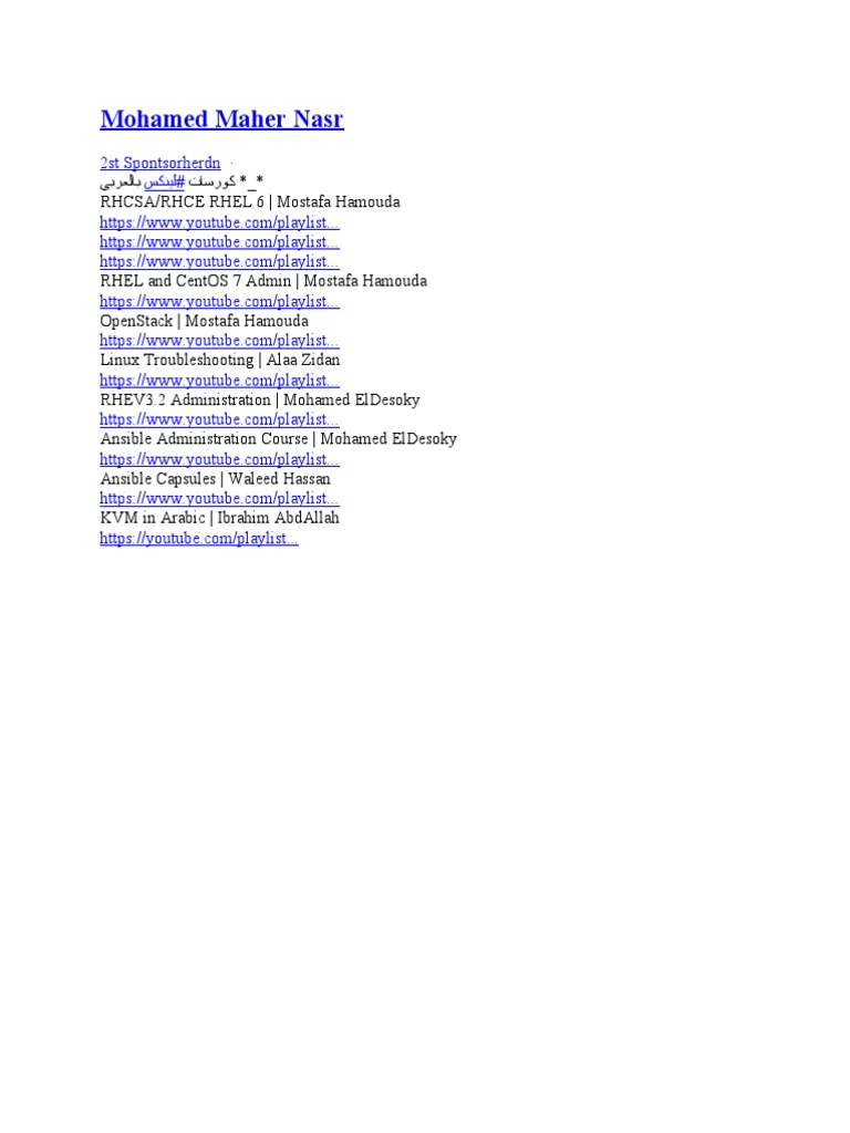 Mohamed Maher Nasr | PDF | Computers