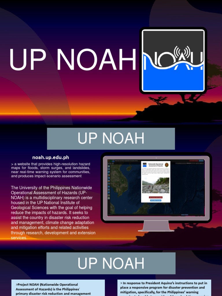 Up Noah (Project Noah) | PDF | Flood | Emergency Management