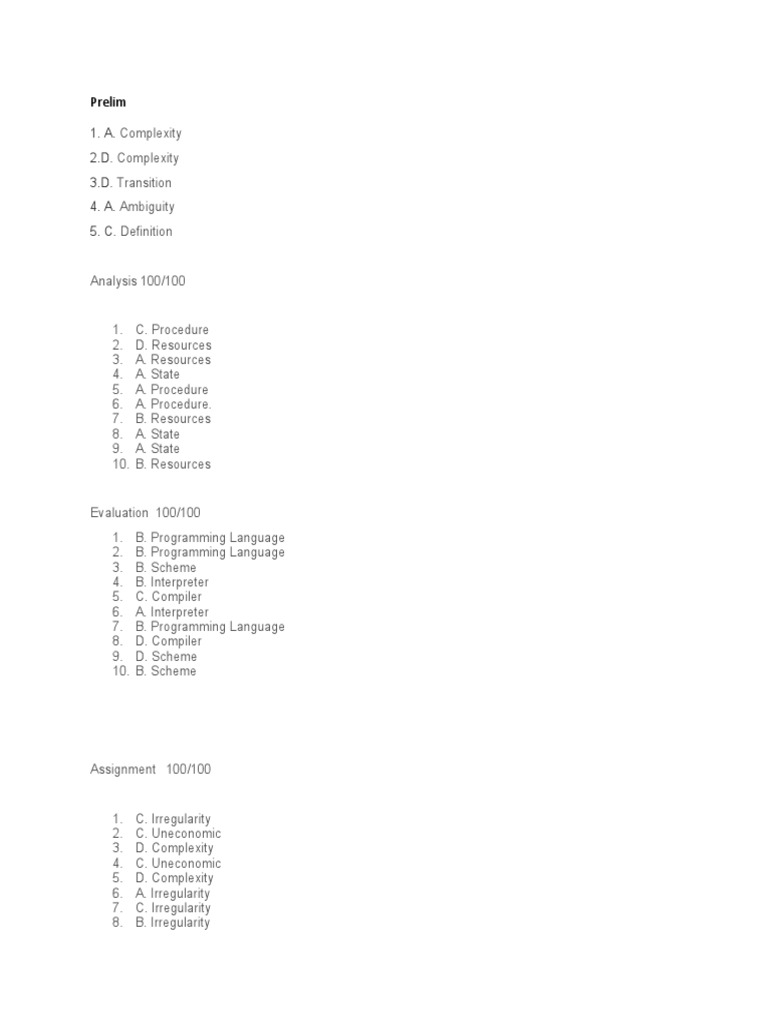 Prelim Document Analysis, Evaluation, and Assignment Breakdown | PDF