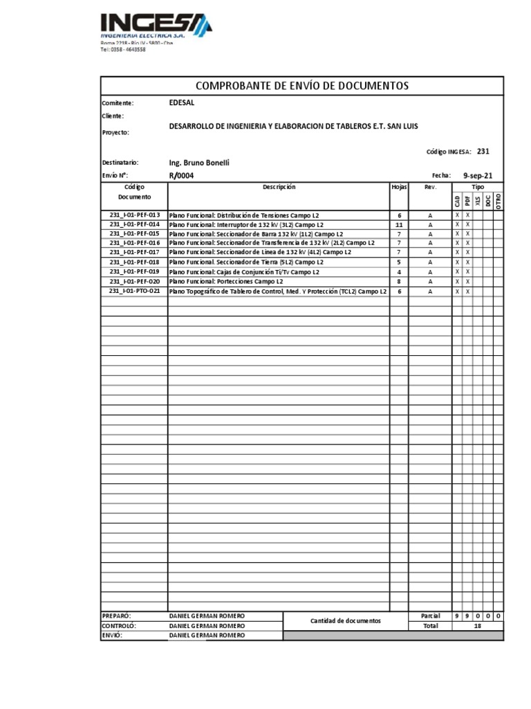 Remito R - 004 | PDF