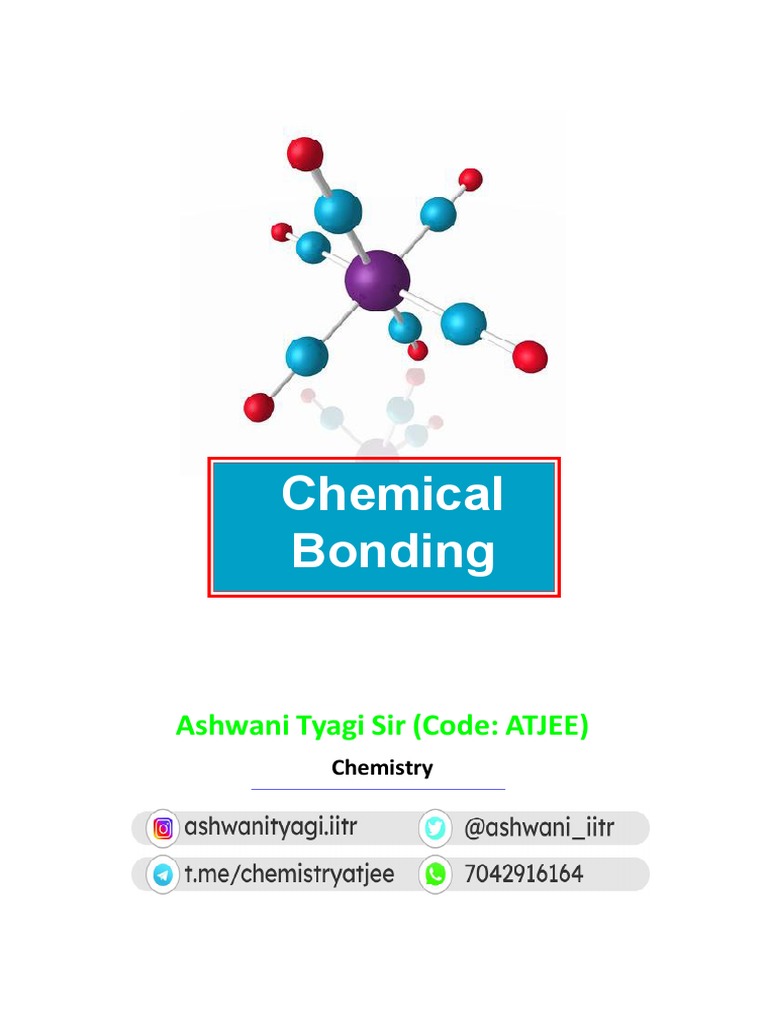 Chemical Bonding DPP | PDF | Chemical Bond | Ionic Bonding