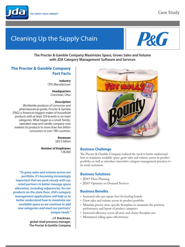 Procter&Gamble CaseStudy | PDF | Procter & Gamble | Retail