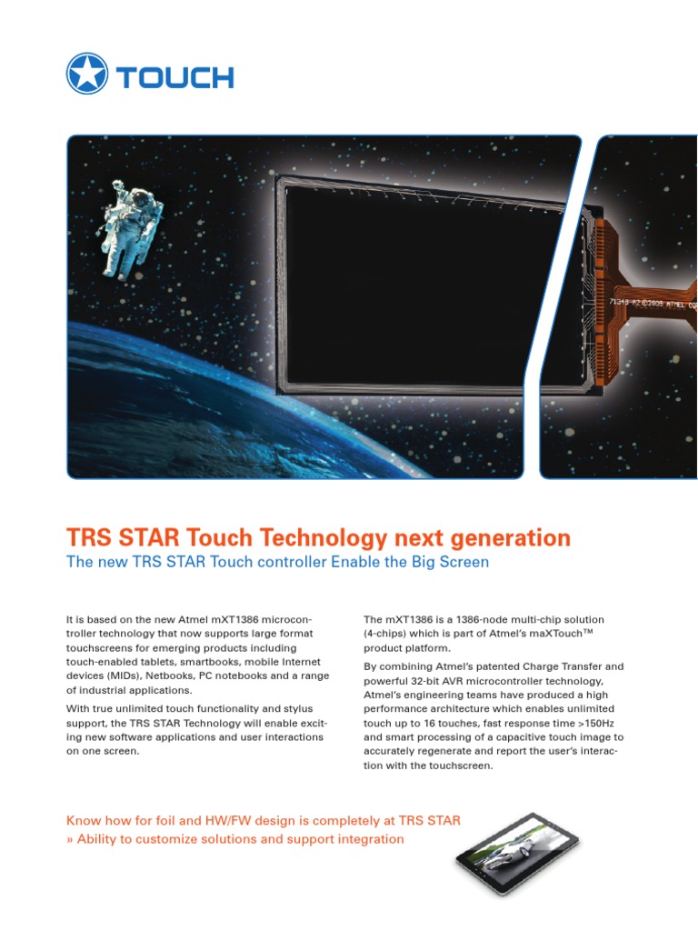 TRS STAR Touch Technology | PDF | Touchscreen | Computer Architecture
