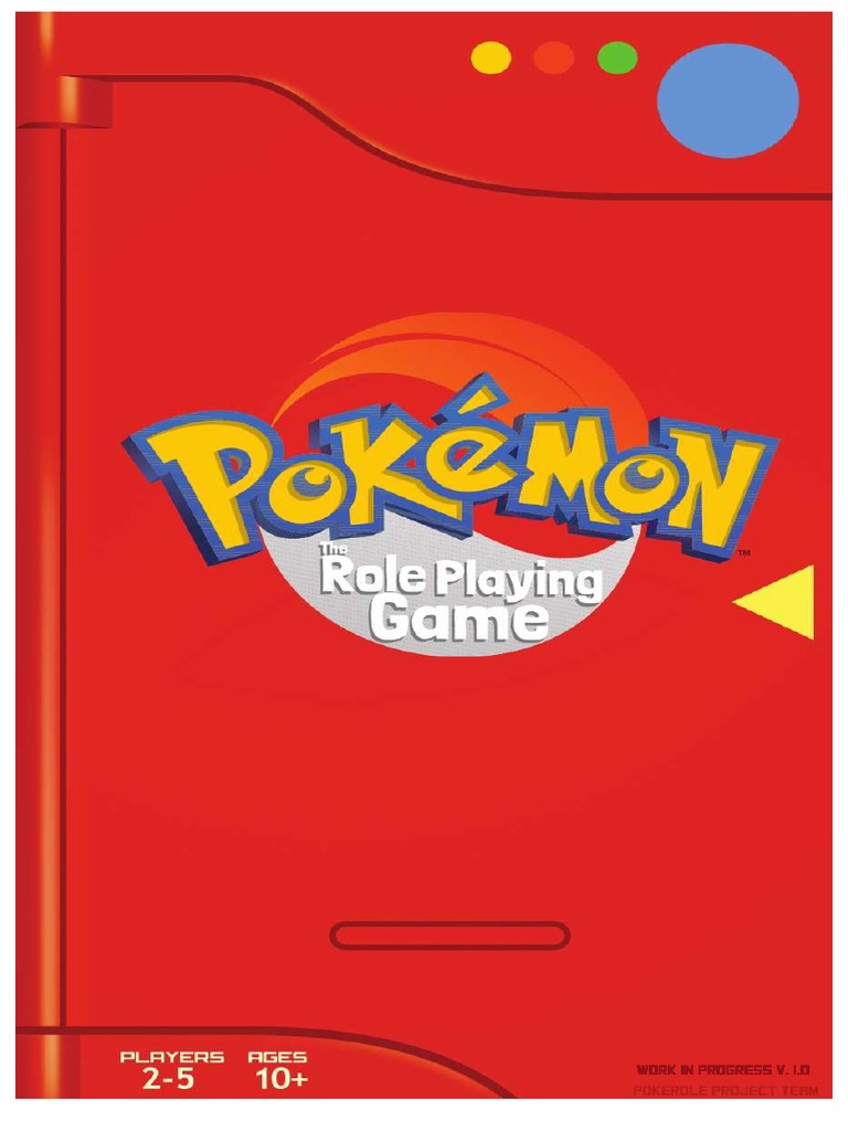 Qdoc - Tips - Pokemon RPG Core Rulebook | PDF | Pokémon | Storytelling