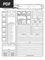 5E Ascension Character Sheet | PDF | Role Playing Games