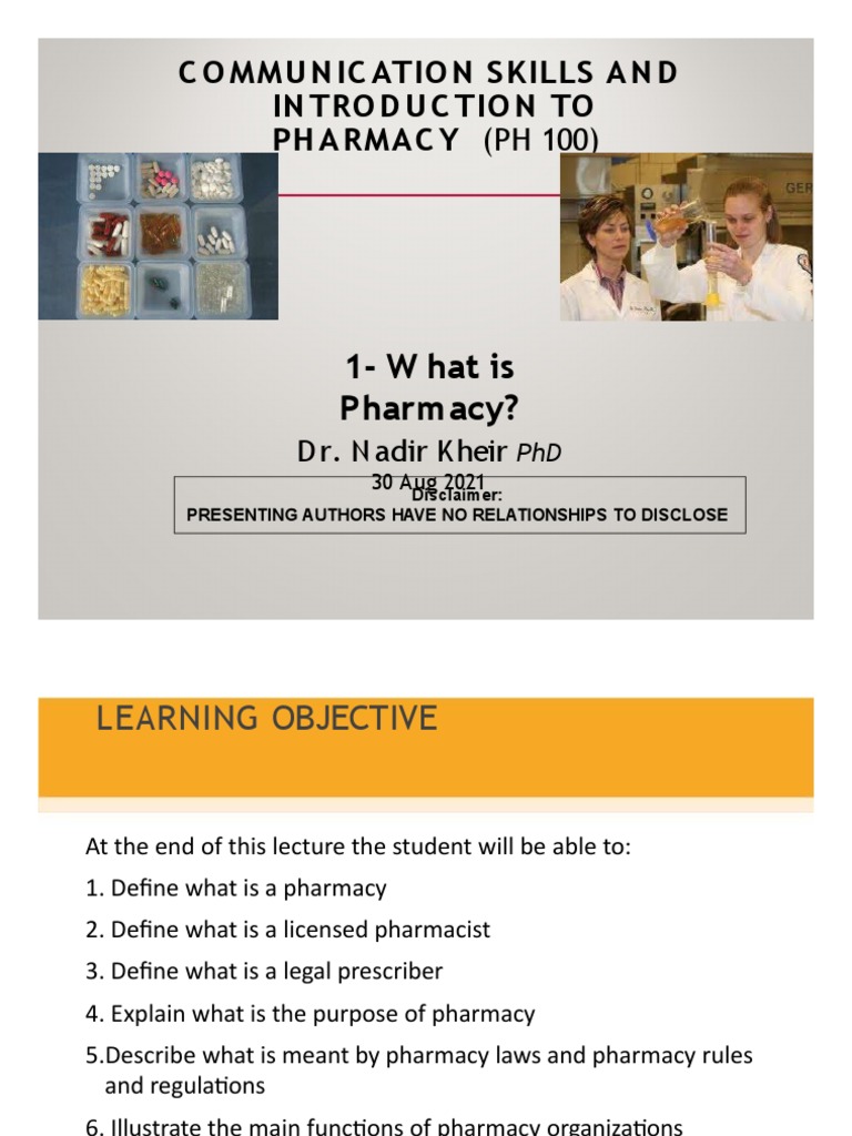 What Is Phamacy | PDF | Pharmacist | Pharmacy