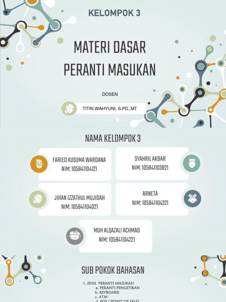 Materi Dasar Peranti Masukan | PDF