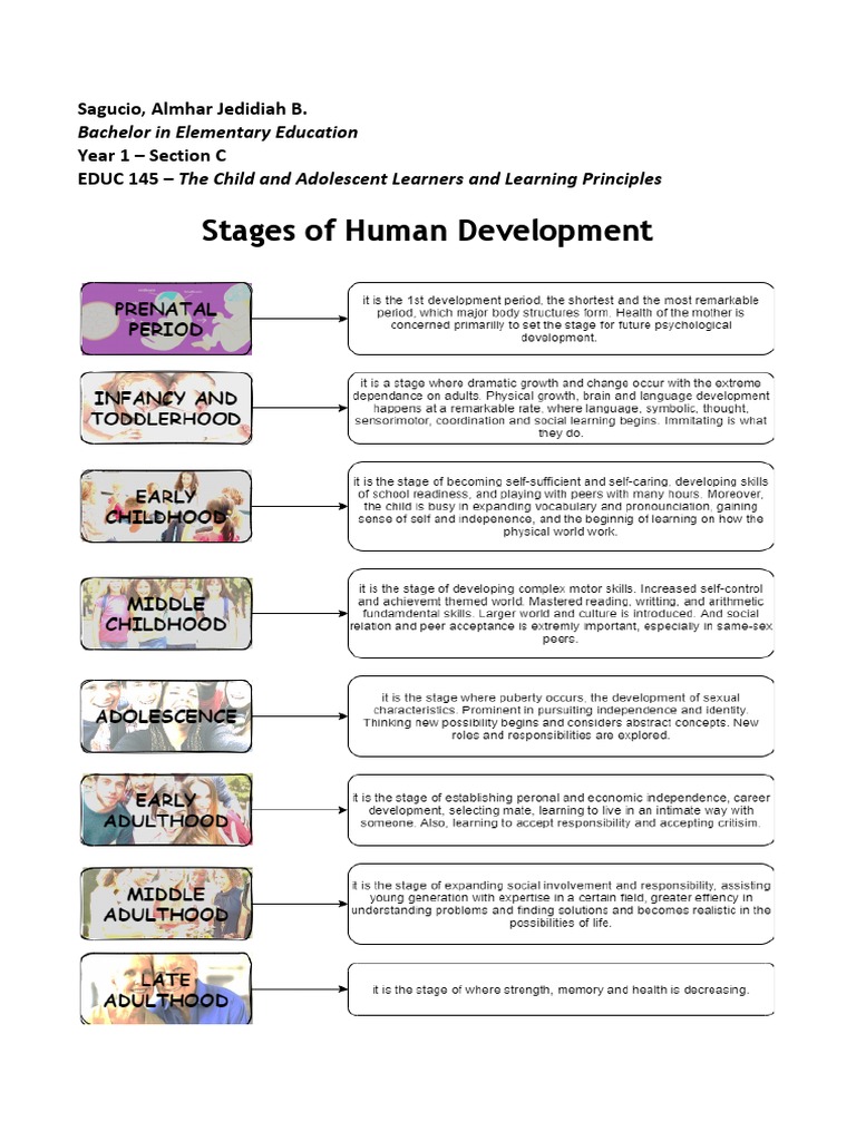 Stages of Human Development | PDF
