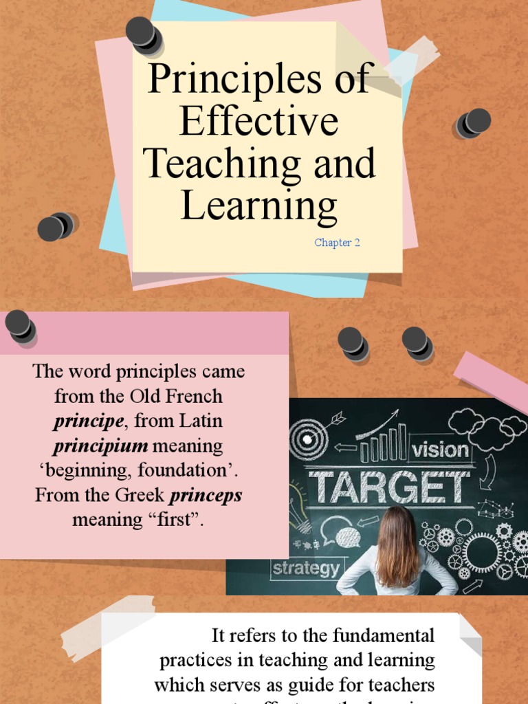 Chapter 2 Principles of Effective Teaching Learning | PDF | Learning ...