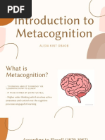 FACILITATING LEARNING Module 1 | PDF | Metacognition | Expert