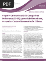 AOTA Occupational Profile Template | PDF | Occupational Therapy ...