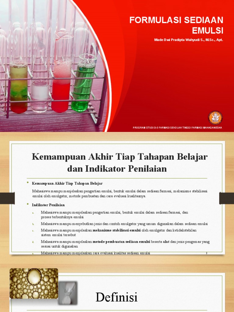 Panduan Formulasi Emulsi Farmasi | PDF | Sains & Matematika