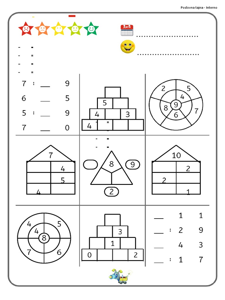 Vežbe Matematika-1. Razred | PDF