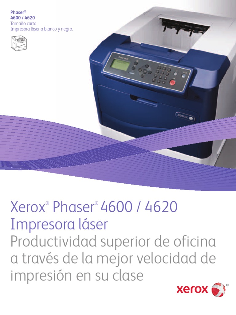 Xerox-Phaser-4600 - 4620 | PDF | Impresora (Computación) | Red de ...