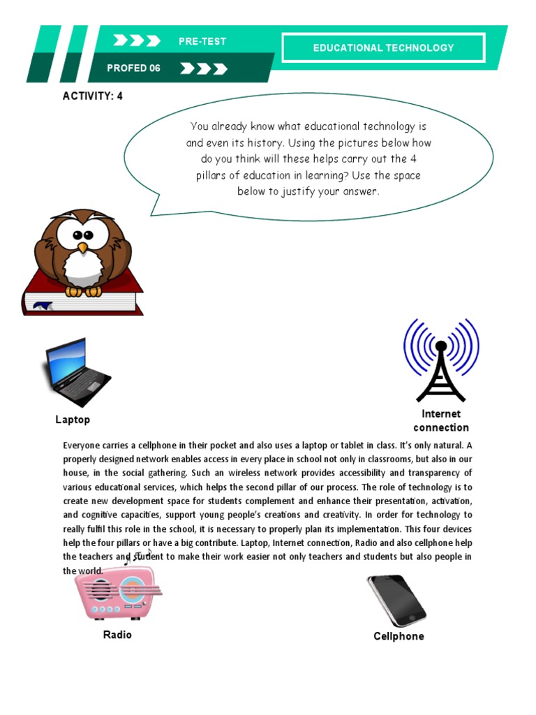 Profed06-Pretest-Chapter 4 Answer | PDF