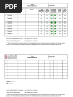 Monthly Inspection Colour Coding Month Colour Code | PDF