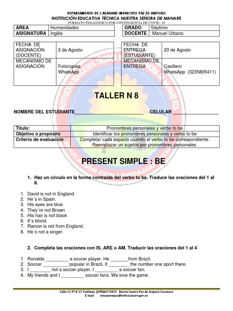 08 English Septimo | PDF