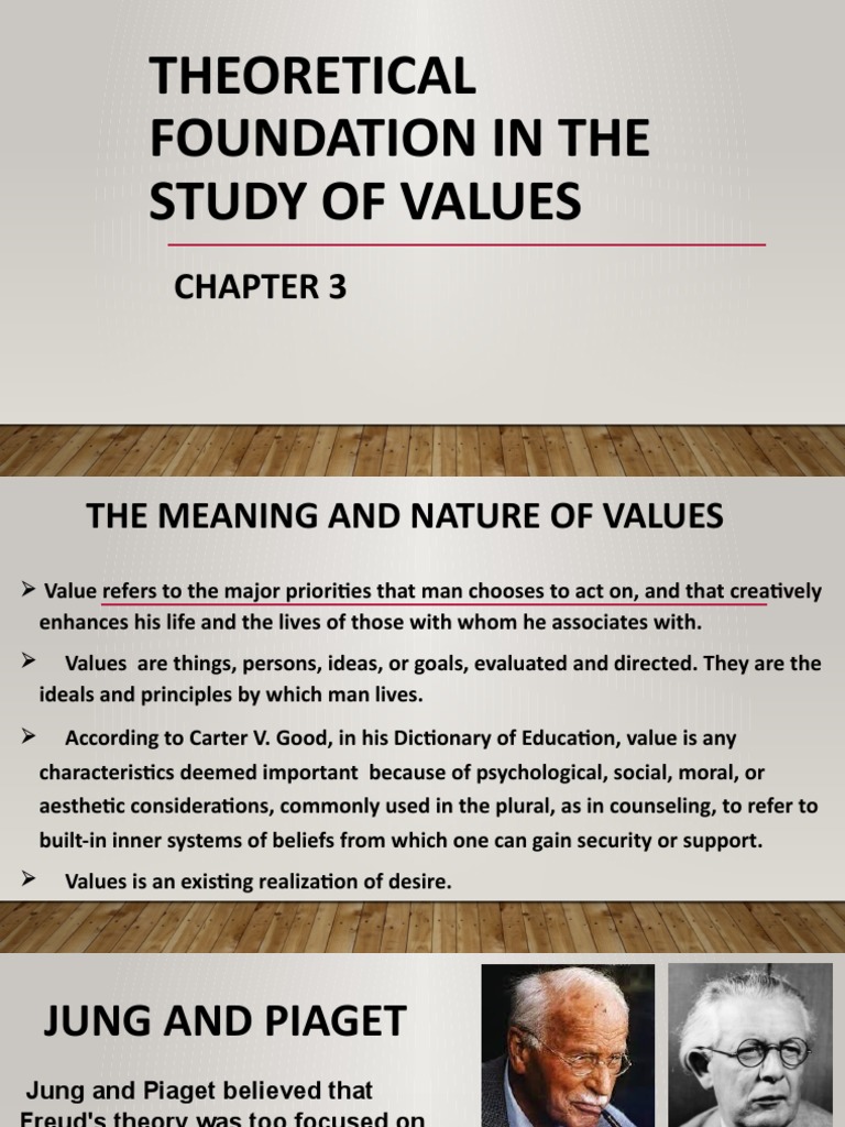 Theoretical Foundation in The Study of Values | Download Free PDF ...