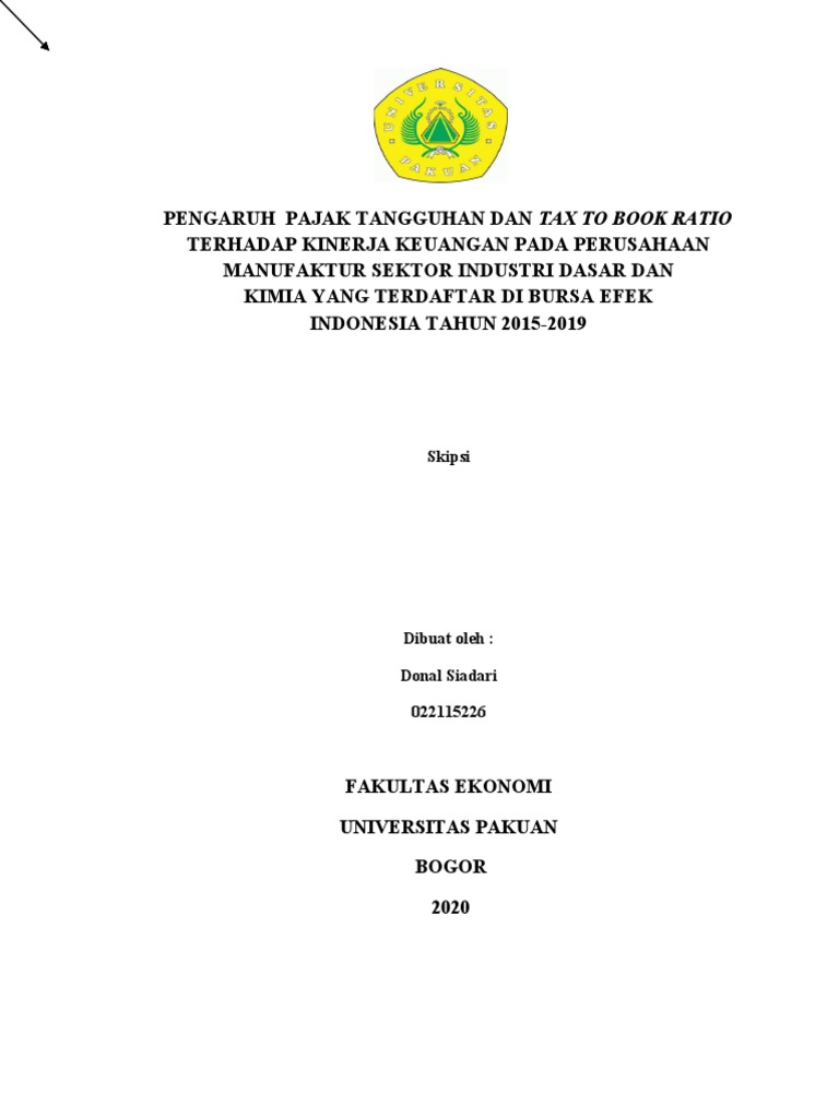 Skripsi Bab 1,2 Dan 3 SEMPRO | PDF