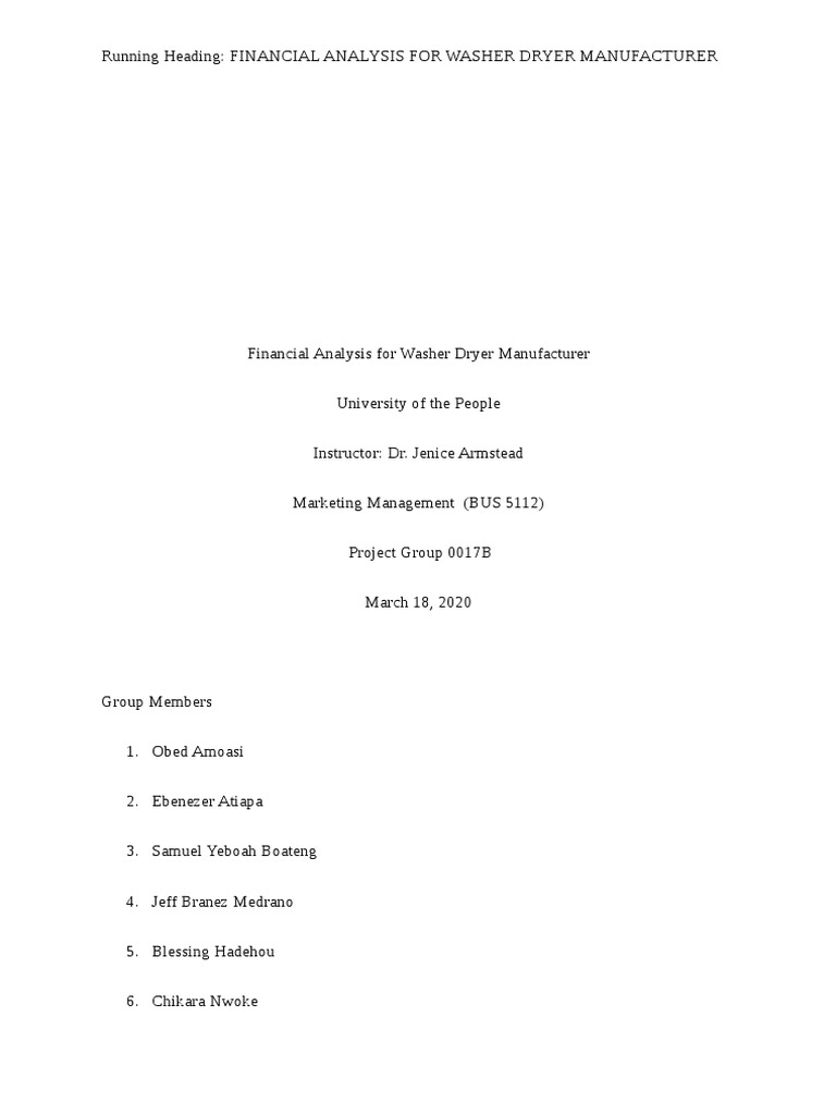 Group Project Final | PDF | Economies | Management Accounting