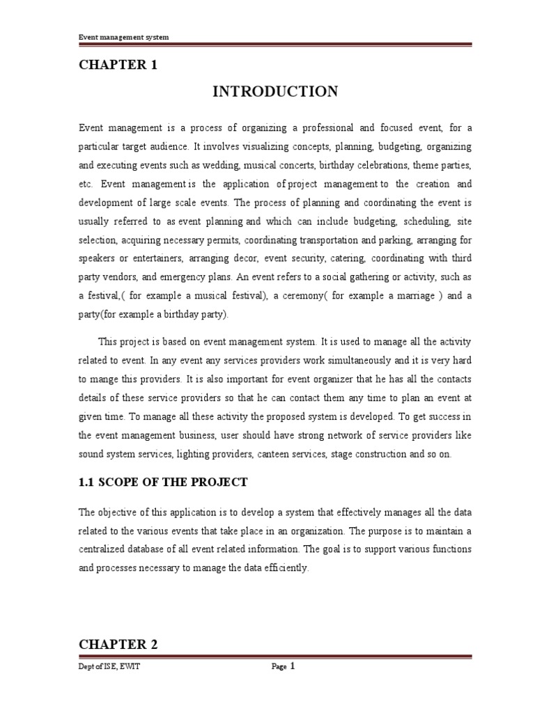 Event Management System | PDF | Software Testing | Databases