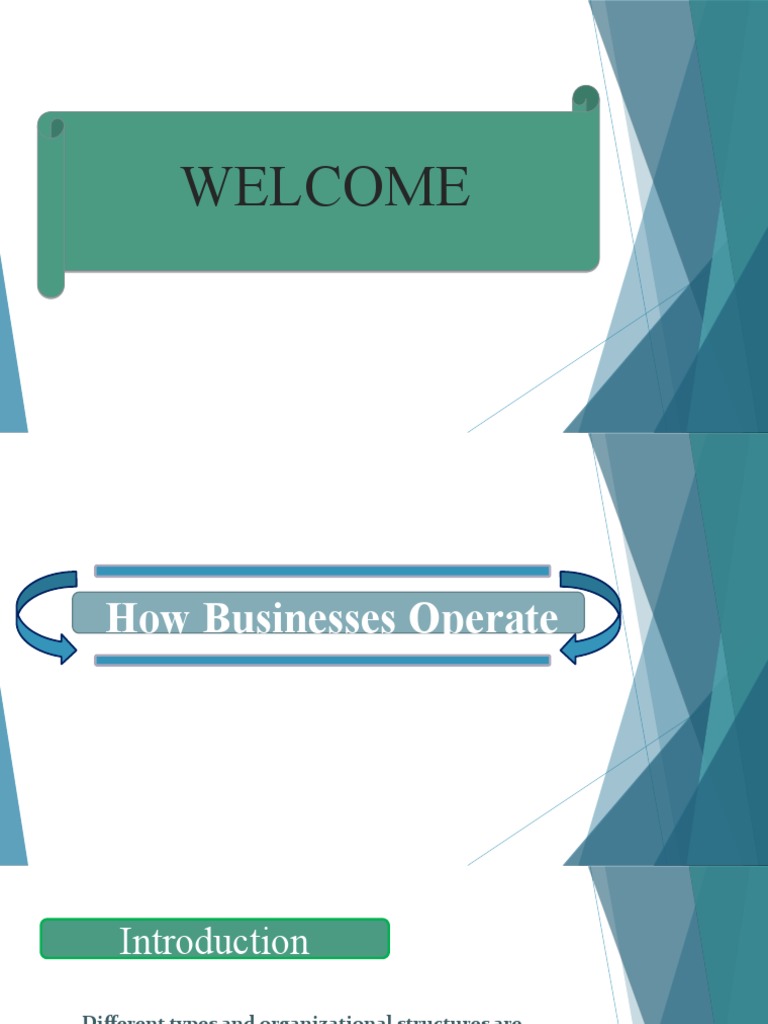 How Business Operate | PDF | Economies | Business