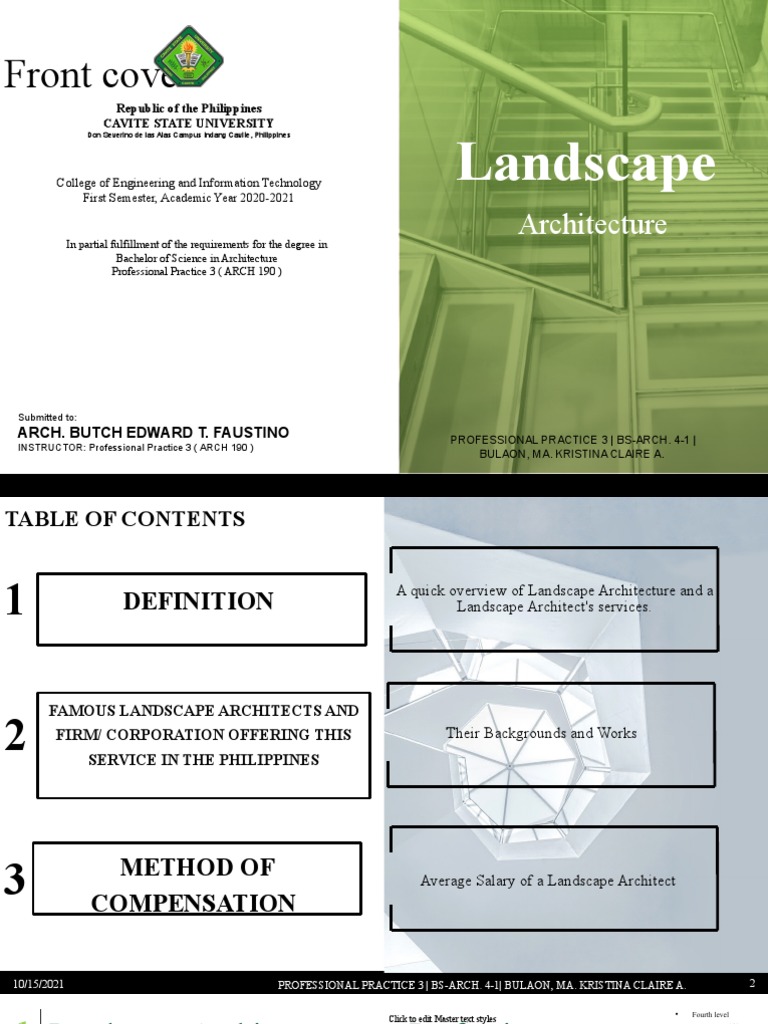 Landscape Architecture in the Philippines | PDF | Landscape ...