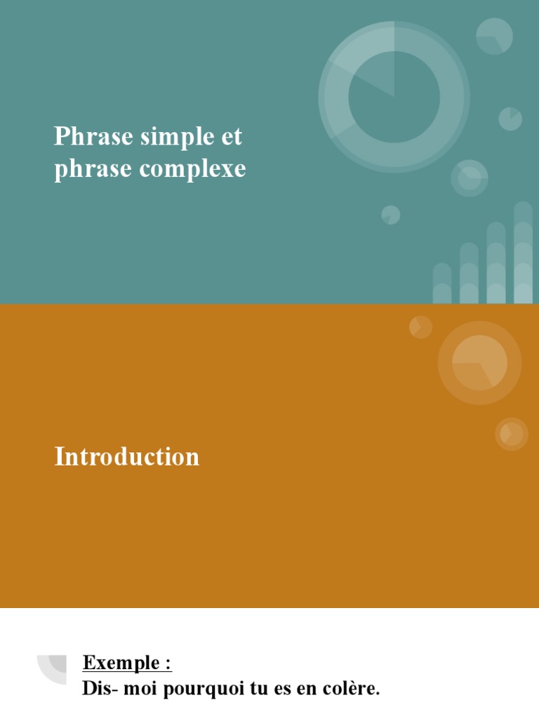 Phrase Simple Et Phrase Complexe + Les Propositions Subordonnées | PDF | Clause | Phrase
