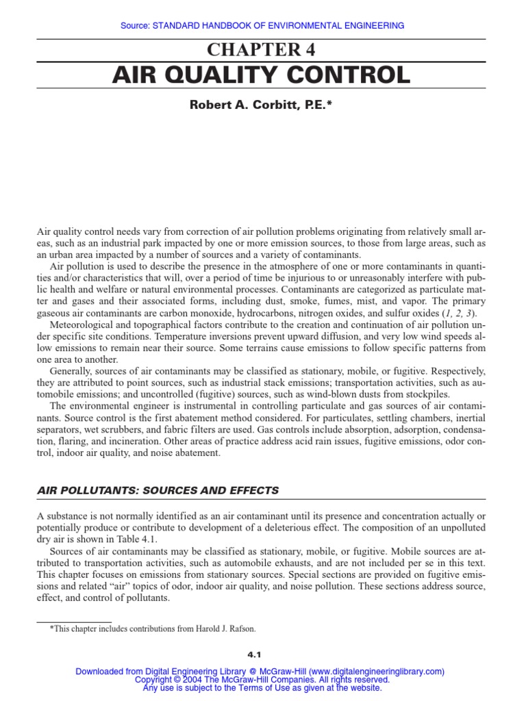 Air Quality Control | PDF | Air Pollution | Combustion