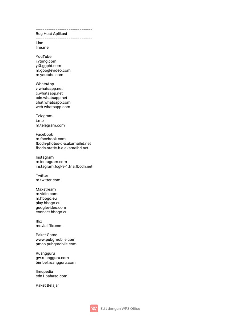 Kumpulan Bug Terbaru 2021 (SFILE | PDF