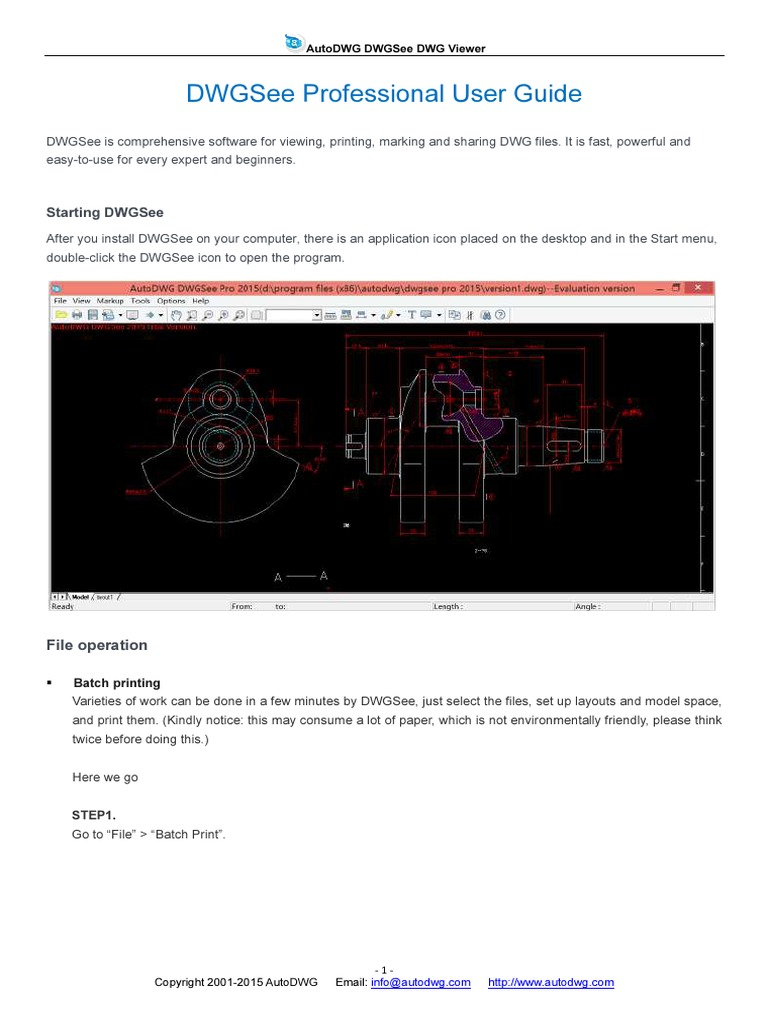 Dwgsee Dwgsee Professional User Guide User Guide | PDF | Auto Cad ...
