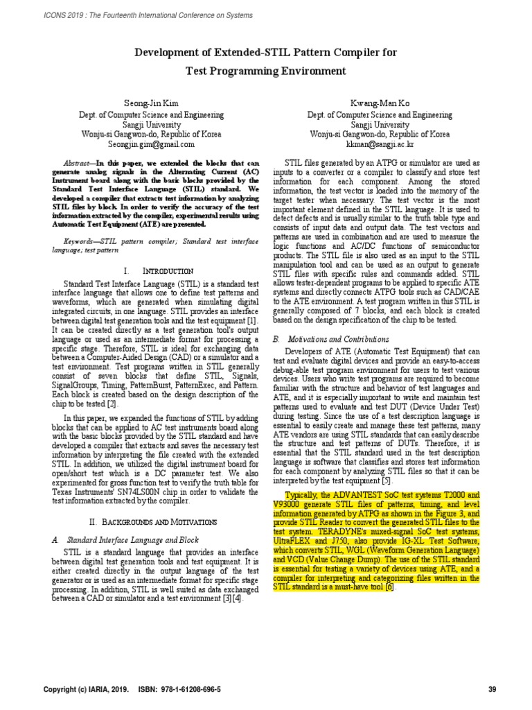 STIL Pattern Compiler - 2019 | PDF | Compiler | Input/Output