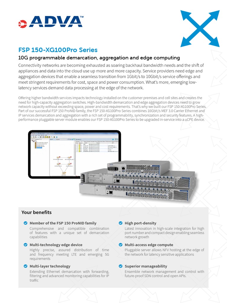 FSP 150-XG100Pro Series Overview | PDF | Computer Network | Internet ...