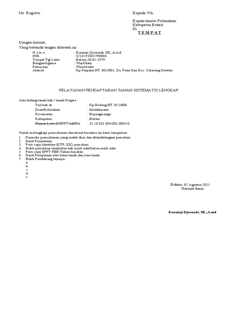 Format Warkah Baru | PDF