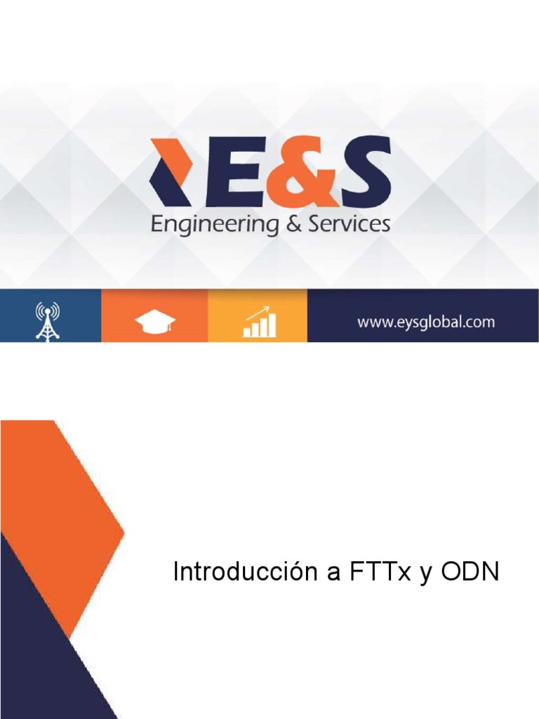 Introducción a FTTx y ODN | PDF | Fibra óptica | Fibras