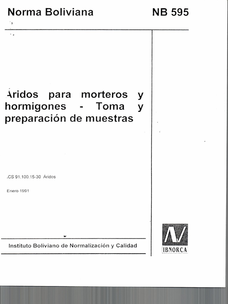 NB 594 Aridos Definiciones | PDF