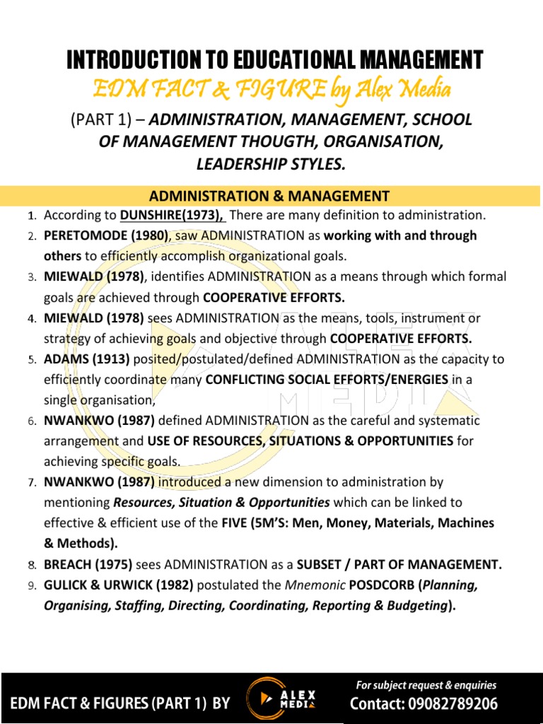 An Introduction to Educational Management: Exploring Key Concepts ...