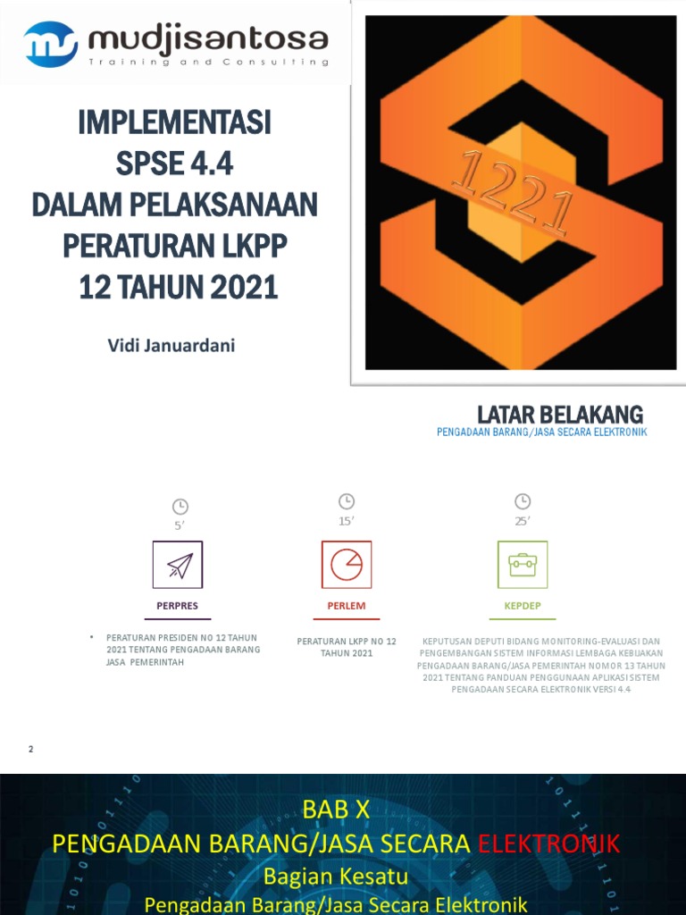 Perbedaan SPSE dan LKPP 2021 | PDF