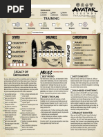 Avatar Legends Idealist Character Sheet | PDF