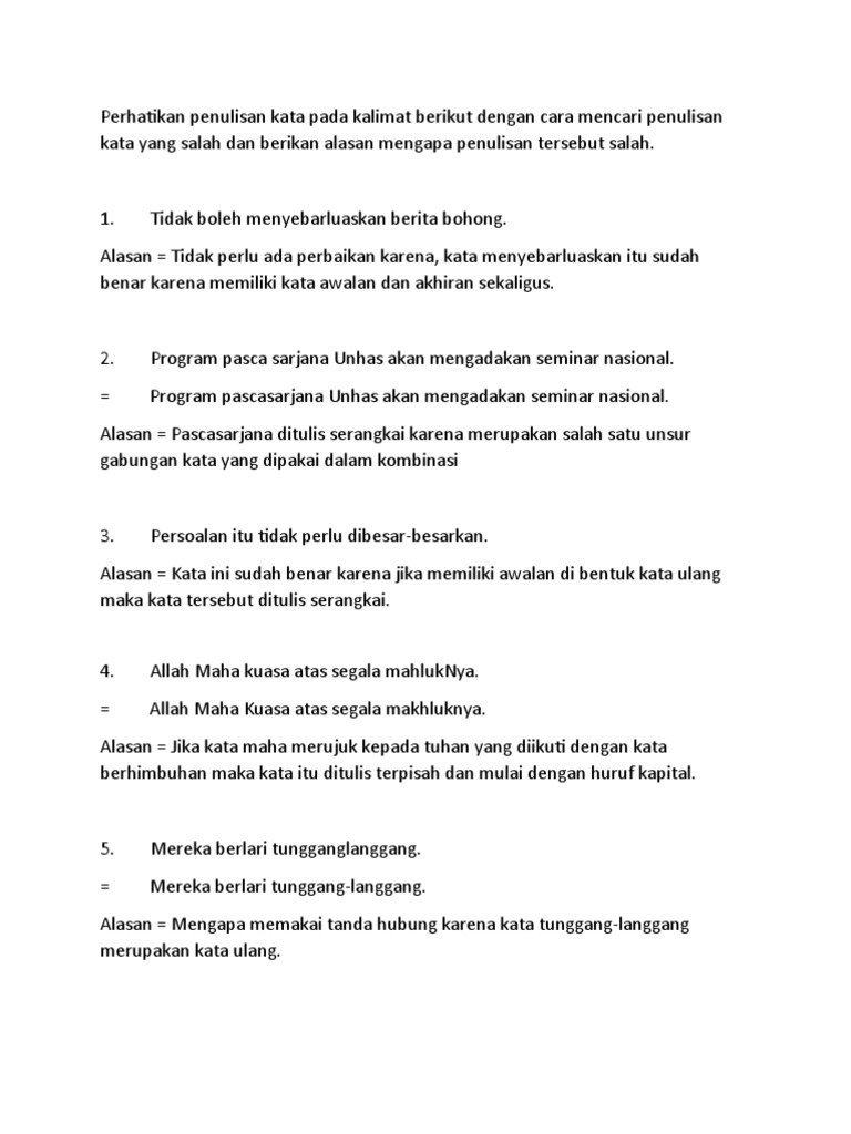 Modul 3, Penulisan Kata Yang Susah | PDF | Seni & Disiplin Bahasa