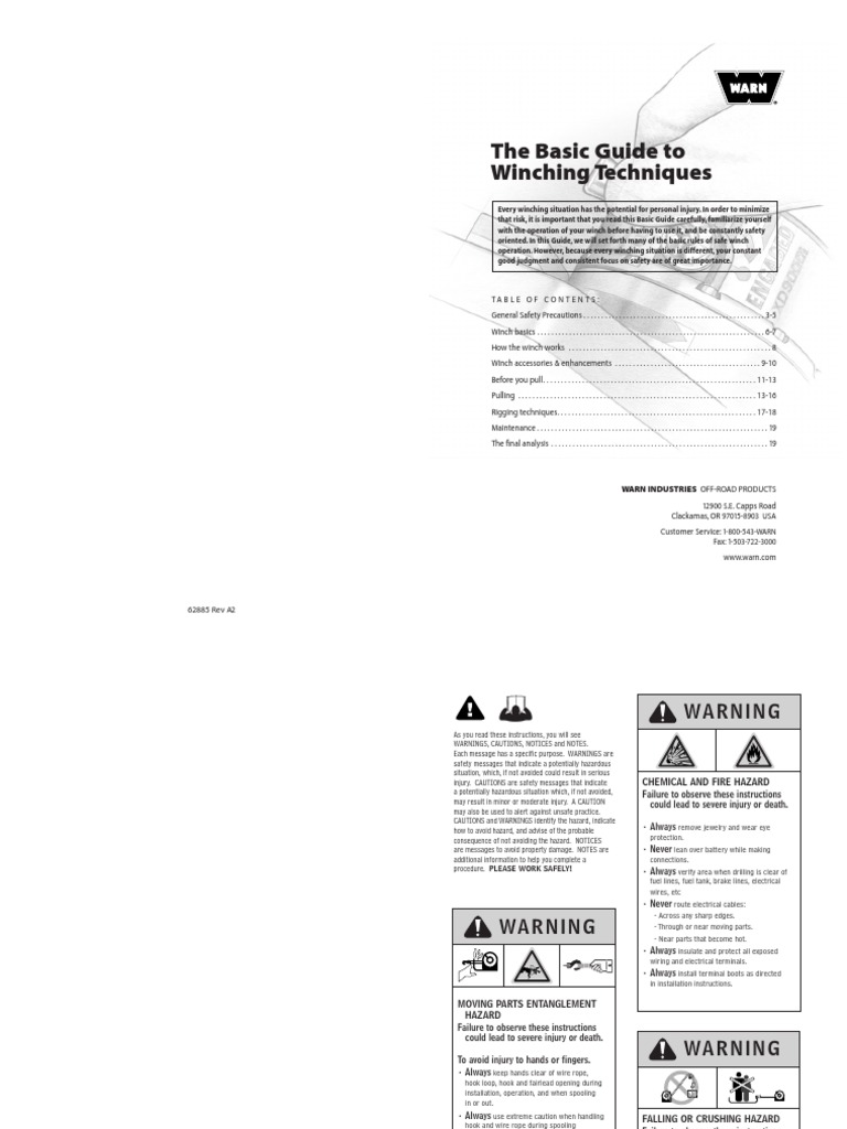 Tech Guide Winch | PDF