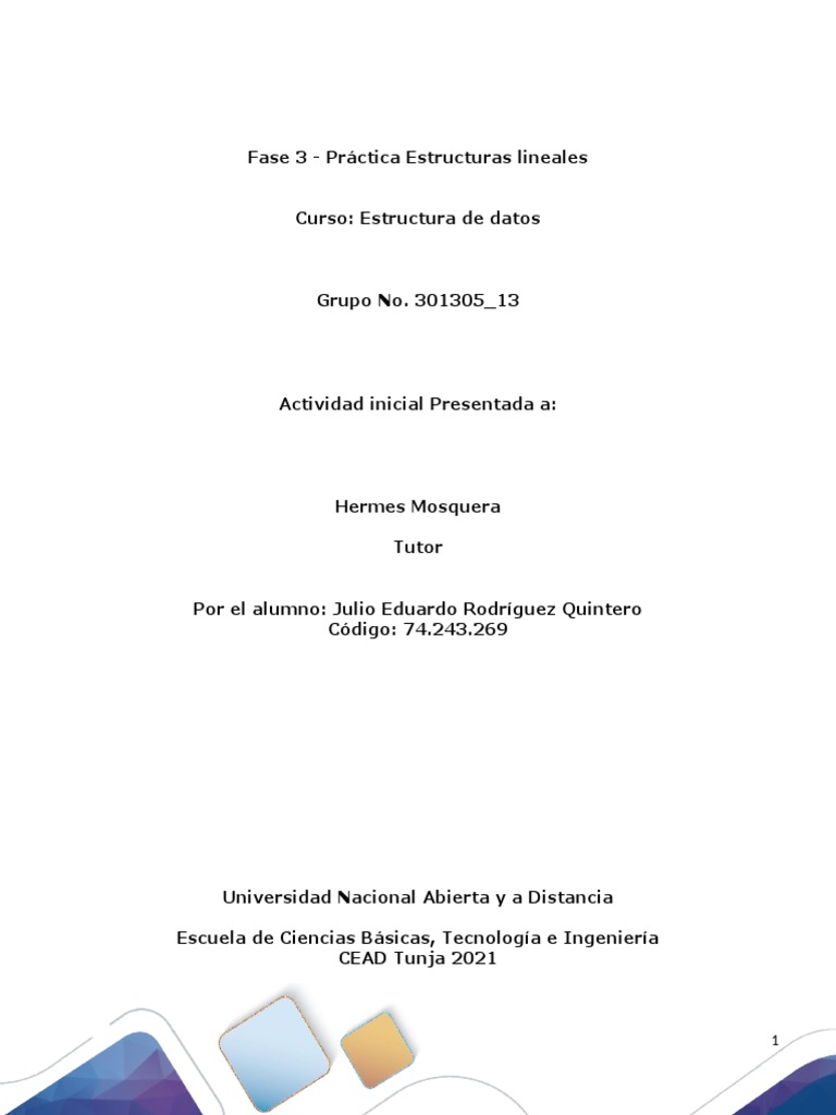 Fase 3 - Práctica Estructuras Lineales | PDF | C Sharp (lenguaje de ...