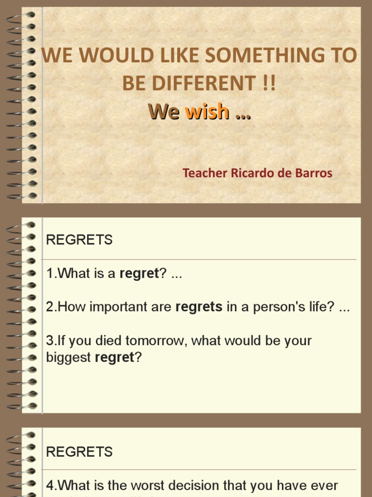 3 - Wish - Grammar Explanation | PDF