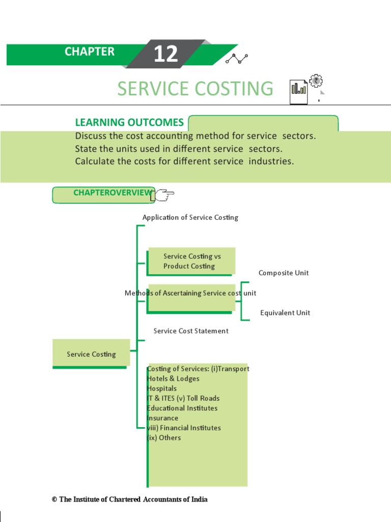 Chapter 12 Service Costing | PDF | Accounting | Management Accounting