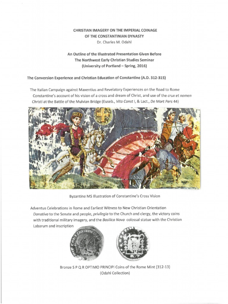 Christian Imagery On The Imperial Coinage of The Constantinian Dynasty ...