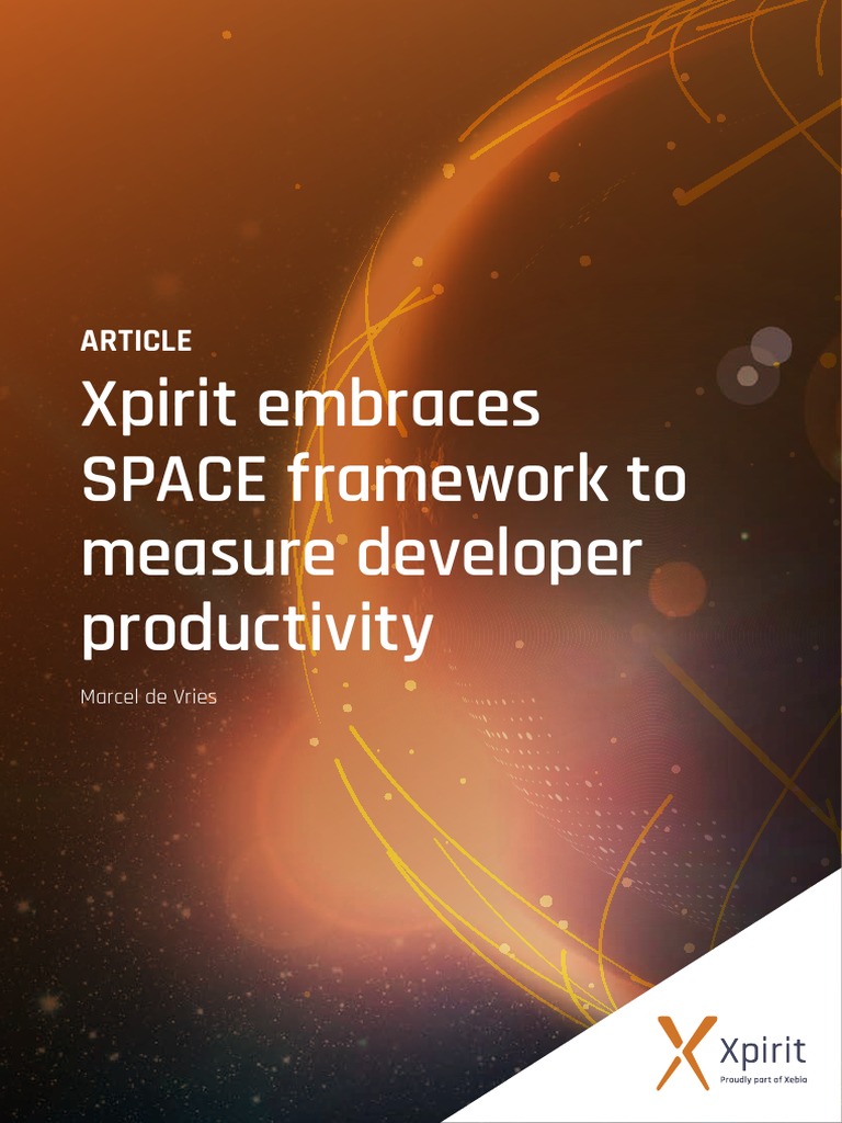 Xpirit Article SPACE Framework GitHub | PDF | Space | Cognition