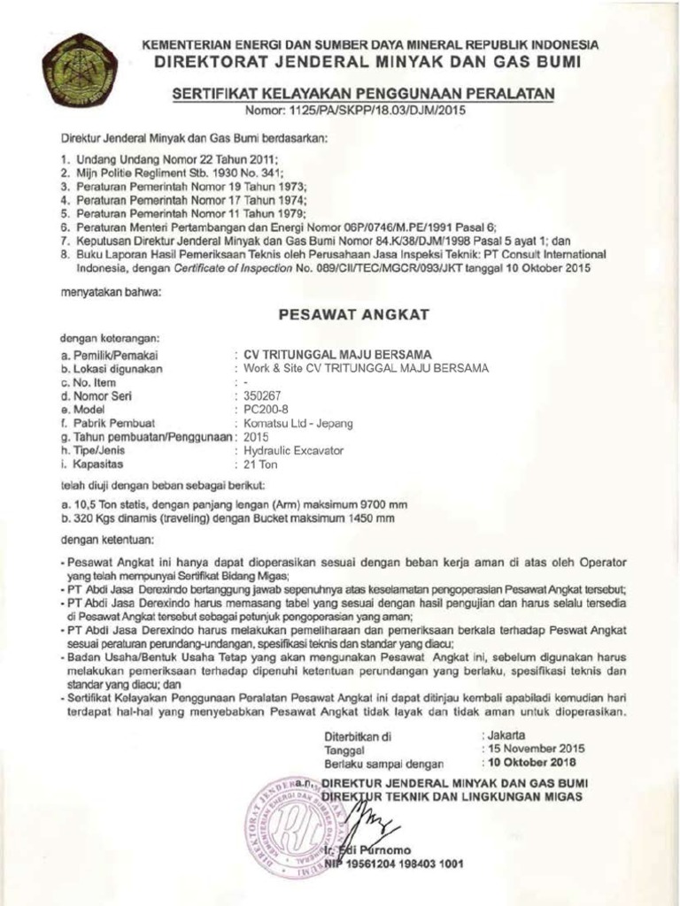 SKPP MIGAS PC200 8 Tri | PDF